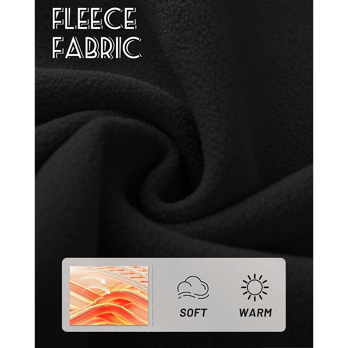 MAGCOMSEN Hoodies for Men Fleece Lined Tactical Jackets Mens Fleece Jackets Work Jacket Mens Jacket Outdoor Black XL