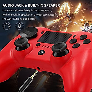 EFFUN Wireless Controller for PS4 /Slim/Pro/PC, Pa4 Controller for Playstation 4 Controller for PS4 Controller with DoubleShock, Motion Sense, Touchpad, Audio Jack, Speaker, Turbo, Gifts for Children
