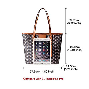 PVC Leather Crossbody Bags for Women, Faux Leather Ladies Signature Shoulder Bag Tote Purse Fashion Satchels (brown5)