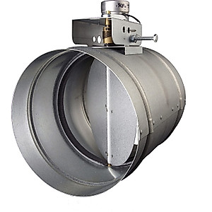 Broan MD10TU Motorized Universal Make-Up Air Damper with Pressure Sensor Kit, 10"