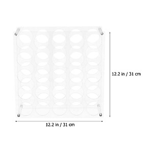 EXCEART Roll Acrylic Display Shelves Acrylic Trays for Display Acrylic Vinyl Storage high-Grade Acrylic Clothes Hanging Rack Stand Food Display Stands Vinyl Organizer for Albums Audio Bulk