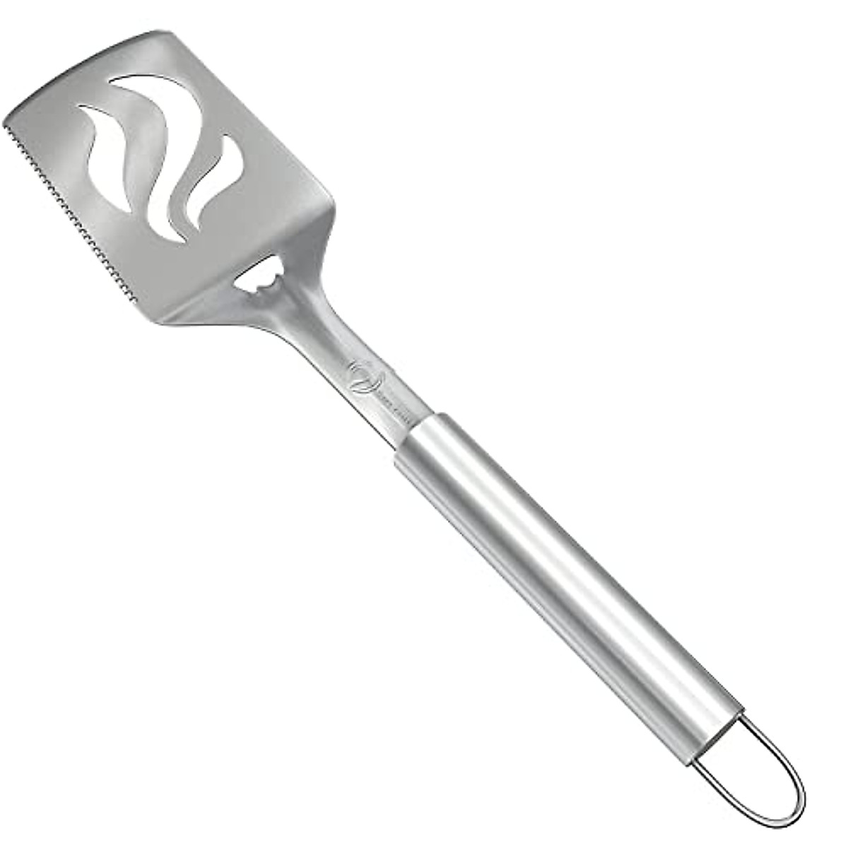 Cave Tools Barbecue Spatula With Bottle Opener and Serrated Edge - BBQ Cooking Utensils & Accessories