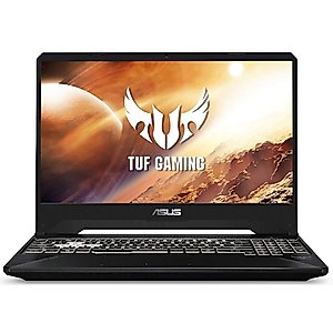Newest Asus TUF 15.6" FHD 144Hz IPS Gaming Laptop PC, 9th Gen Intel 6-Core i7-9750H Upto 4.5GHz, 16GB RAM, 512GB PCIe SSD, NVIDIA GeForce GTX 1650 4GB, RGB Backlit Keyboard, Windows 10 Home
