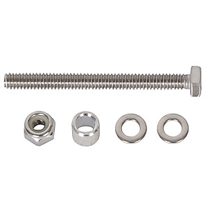 HECASA Deck Anchor Flange Cast Above Ground Pool Ladders Handrails or Slide - 1 7/8” Inch Diameter of 1.9" Aluminum White (1Pc)