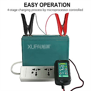 12V Battery Charger Maintainer Trickle for Harley Davidson Motorcycle Car