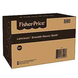 Fisher-Price Linkimals Smooth Moves Sloth, clapping baby toy with music, lights, and learning songs for babies & toddlers ages 9 months & up