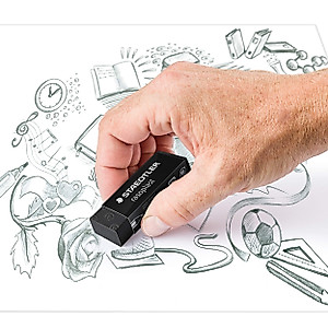 Staedtler Rasoplast 5269-S1BK Eraser and Sharpener Set - Black