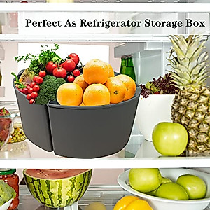 2 Pack Silicone Slow Cooker Liners Fit Crockpot 6-7 Quarts Oval Slow Cooker, Reusable Food Grade Silicone Slow Cooker Divider Liners,BPA Free,Easy Clean or Leakproof Dishwasher Safe Cooking Liner (Grey)