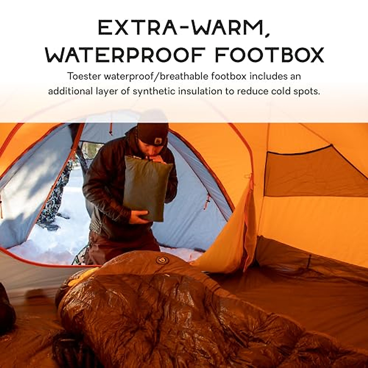 NEMO Sonic Down Mummy Sleeping Bag - Long - Goodnight Gray/Goldfinch