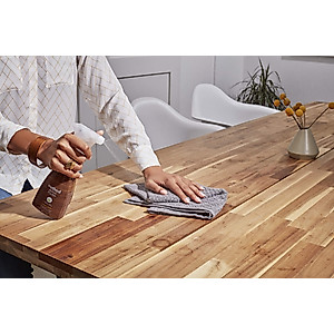 Method Wood Polish, Almond, For Wood Surfaces, Furniture and Cabinets, 14 Ounces (Pack of 6)