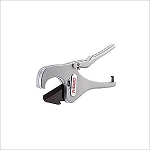 RIDGID RC-2375 Ratchet Action 2" Pipe and Tubing Cutter, Chrome, Small - 30088 & 23493 Model PC-1375 ML Single Stroke Plastic Pipe and Tubing Cutter, 1/8-inch to 1-3/8-inch Pipe Cutter