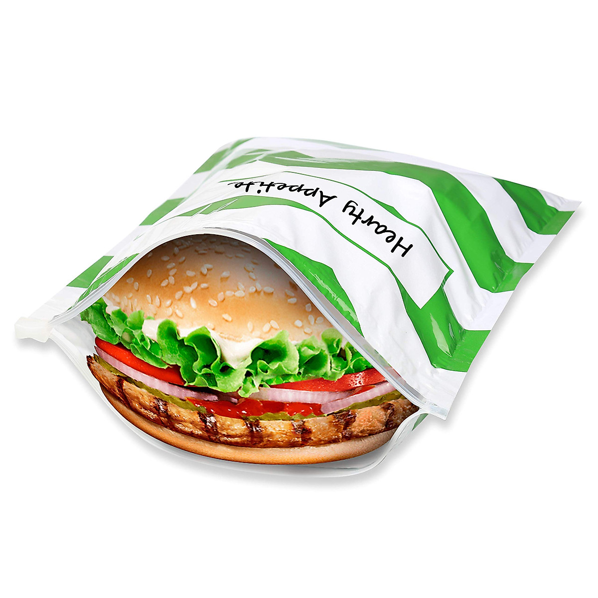 Jay Bags Sandwich Reusable Insulated Food Bag, Multicolor - (2 Count)