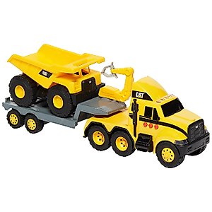Funrise - Cat Heavy Movers Flatbed Truck with Dump Truck