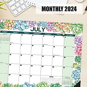 Willow Creek Press Succulent Monthly 2024 Deskpad Calendar (22" x 17")