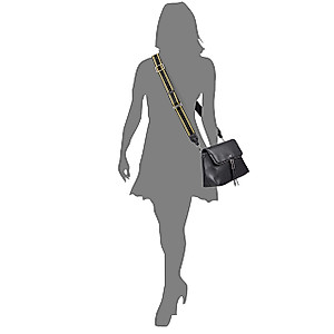 DKNY Pandora Crossbody, Black/Silver