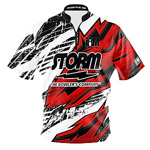 Logo Infusion Dye-Sublimated Bowling Jersey (Sash Collar) - I AM Bowling Fun Design 2009-ST - Storm (Men's S)