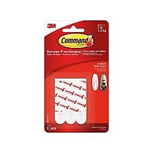 3M 17021P 9 Count Medium Command Mounting Strips