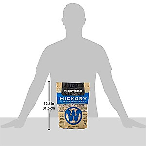 Western Premium BBQ Products Hickory BBQ Smoking Chips, 180 cu in