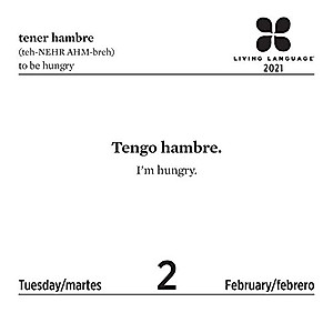 Living Language: Spanish 2021 Day-to-Day Calendar