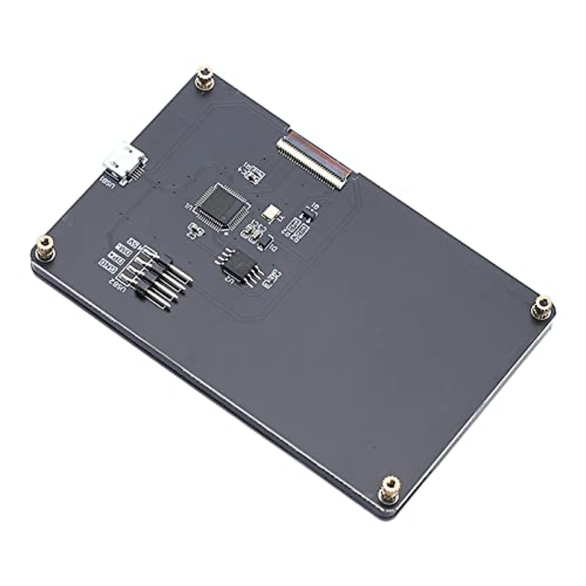 KUIDAMOS PC Mini Monitor, Brightness Adjustment Energy Saving Full Viewing Angle 3.5in IPS Secondary Screen for Computer