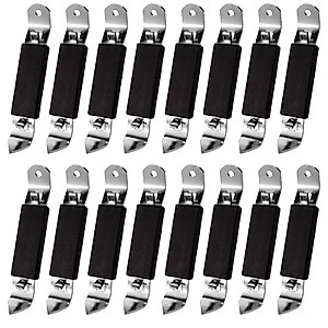 Hedume 16 Pack Magnetic Bottle Openers, Heavy Duty Stainless Steel Bottle Openers, Can Tapper Bottle Opener with Magnet for Home, Camping, Traveling