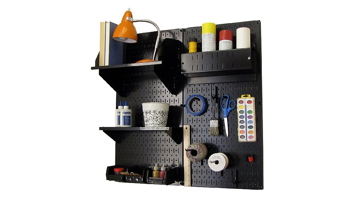 Strong Wall Control Pegboard Storage Organizer Kit