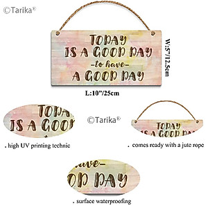 Today is A Good Day to Have A Good Day 20X30 cm Metal Retro Look Decoration Art Sign for Home Kitchen Bathroom Farm Garden Garage Inspirational Quotes Wall Decor