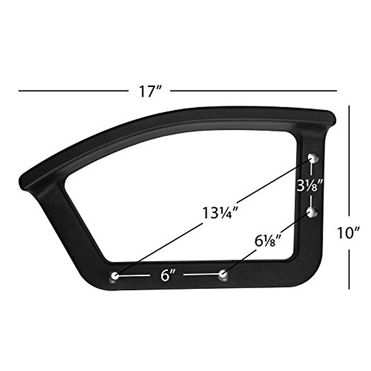 Replacement Office Chair Loop Arm - Angled Style Left Side - ECA-L