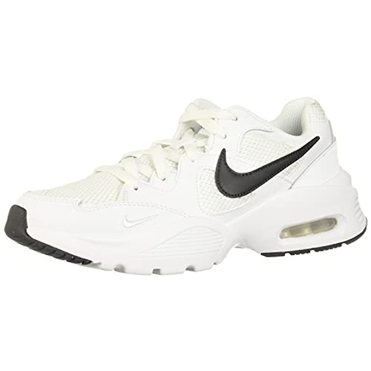 Nike Air Max Fusion Trainers Women White/Black - 7.5 - Low Top Trainers Shoes