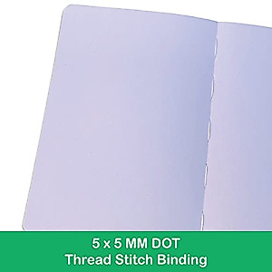 A5 OWL Dot Gird Journal Dotted Notebook By BUKE - 160 Pages, Size 5.7X8.2 Inch, 180 GSM Ultra Thick Bamboo Paper, Drawing Sketchbook(PINK)