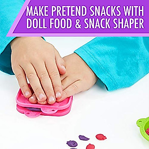 Baby Alive Super Snacks Snackin’ Lily Baby: Blonde Baby Doll That Eats, with Reusable Doll Food, Spoon and 3 Accessories, Doll for 3-Year-Old Girls and Boys and Up (Amazon Exclusive),Pink,Medium