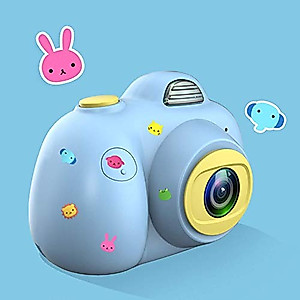 LKYBOA Kids Toys Camera Girls Boys Compact Cameras for Children Best Gift for 5-10 Year Old Boy Girl 8MP HD Video Camera Creative Gifts (Color : Blue)