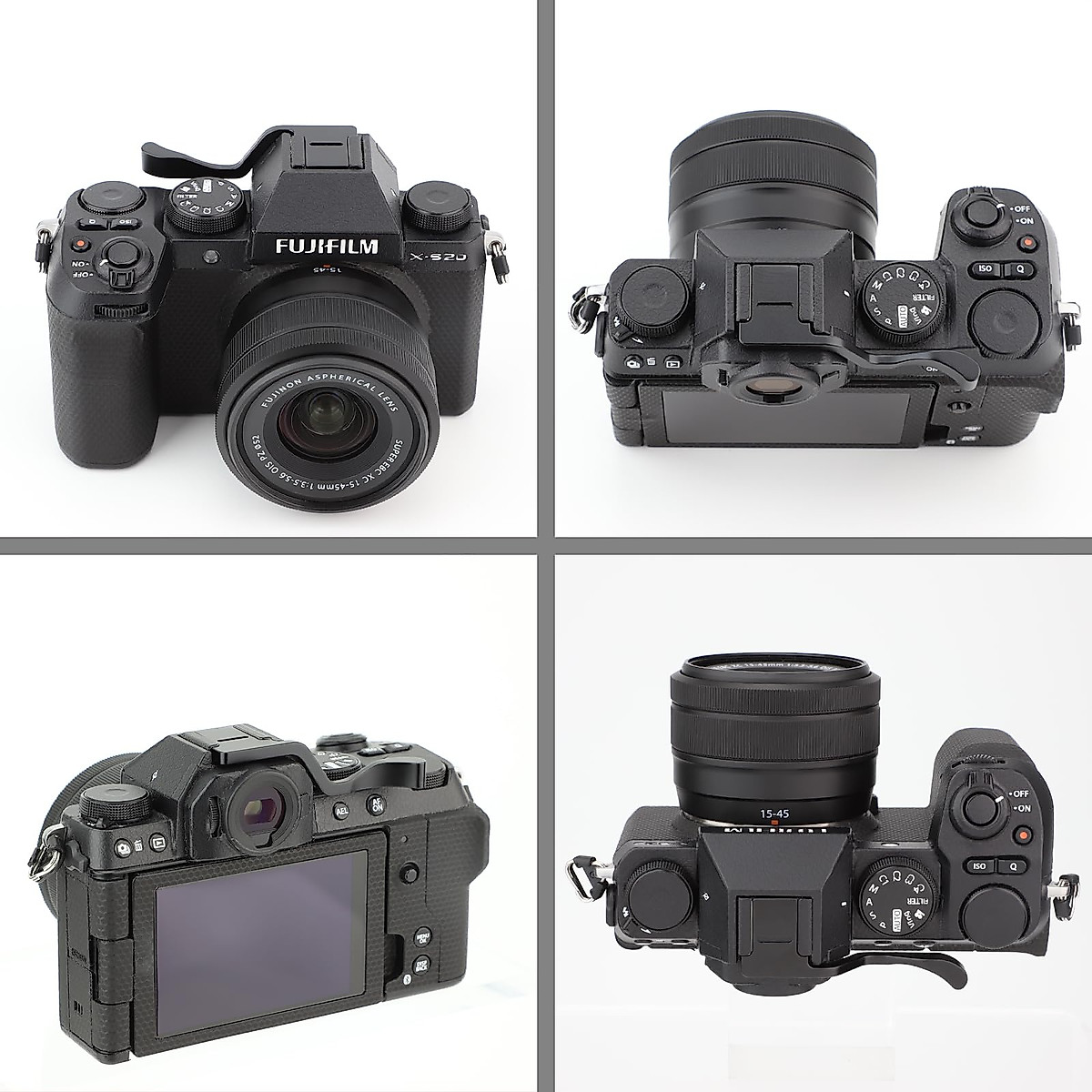 Haoge XS10B Metal Hot Shoe Thumb Up Rest Hand Grip for Fujifilm XS20 Fuji Fujinon XS10,Fuji XS-20,XS-10,XS-10,Camera Accessories Black