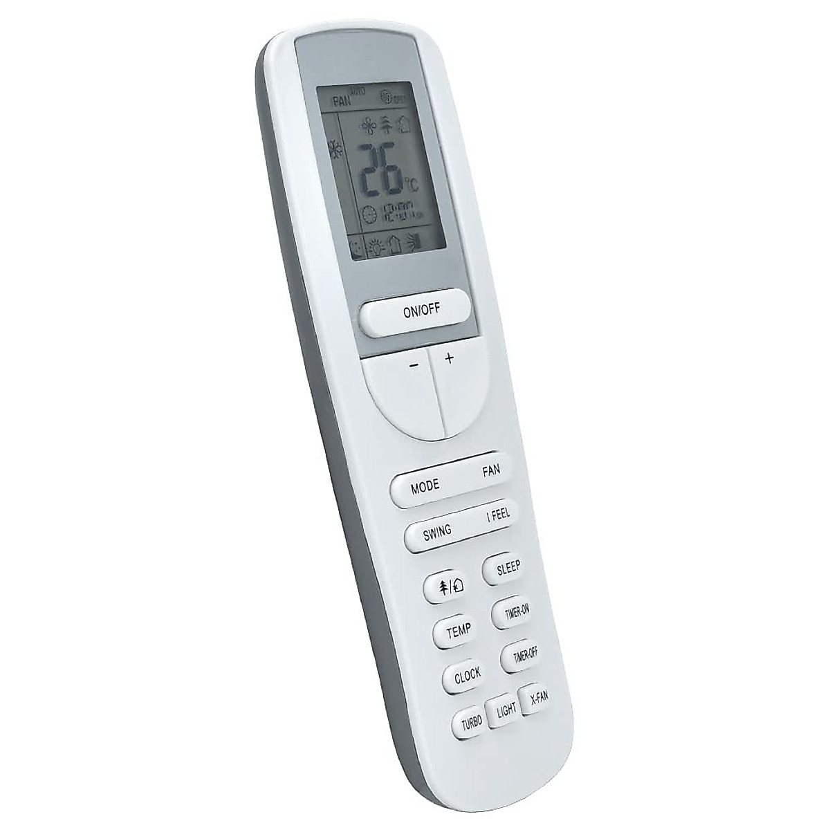 Meide YAA1FB White Universal Air Conditioner Remote Control Only for YAA1FB YAA1FBF YAA1FB1 YAA1FB1F