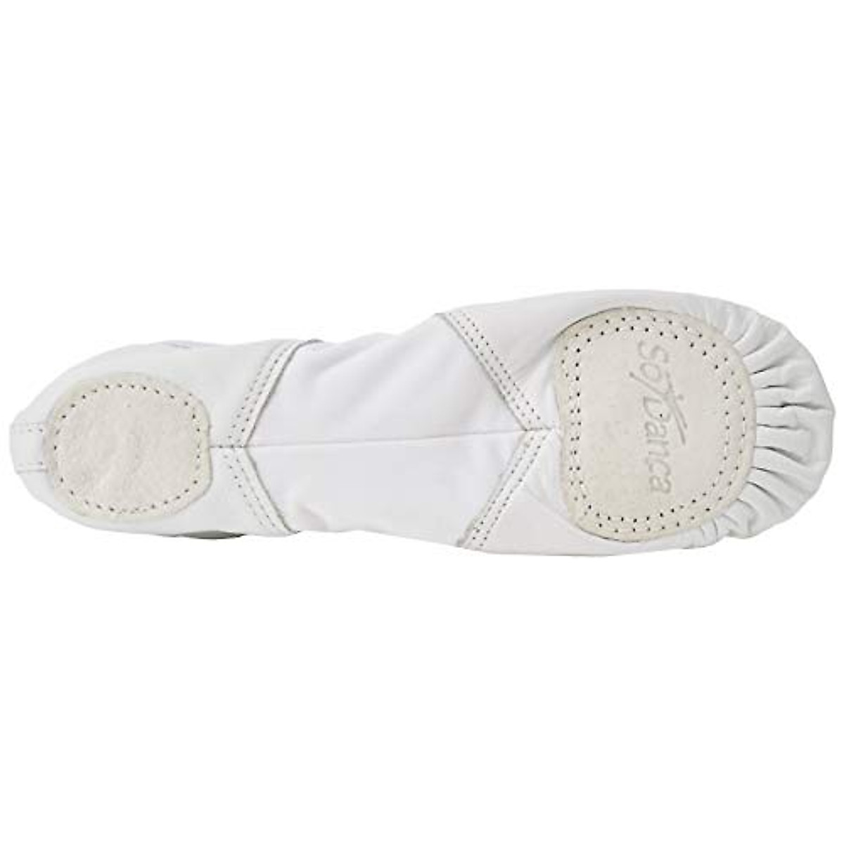 So Danca Women's Ballet Shoes, White, 12