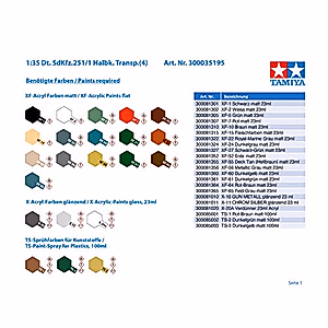 Tamiya Models SdKfz 251/1 Ausf D Hanomag Model Kit