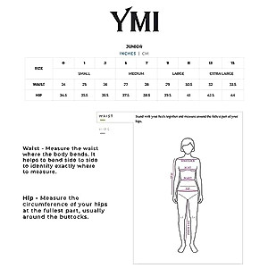 YMI Junior Women's Classic High Waisted Bell Bottom Denim Jeans (Dark wash denim,13)