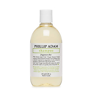 Phillip Adam Fragrance Free Shampoo - Sulfate Free and Paraben Free - Balances pH of Hair and Scalp - 12 Ounce