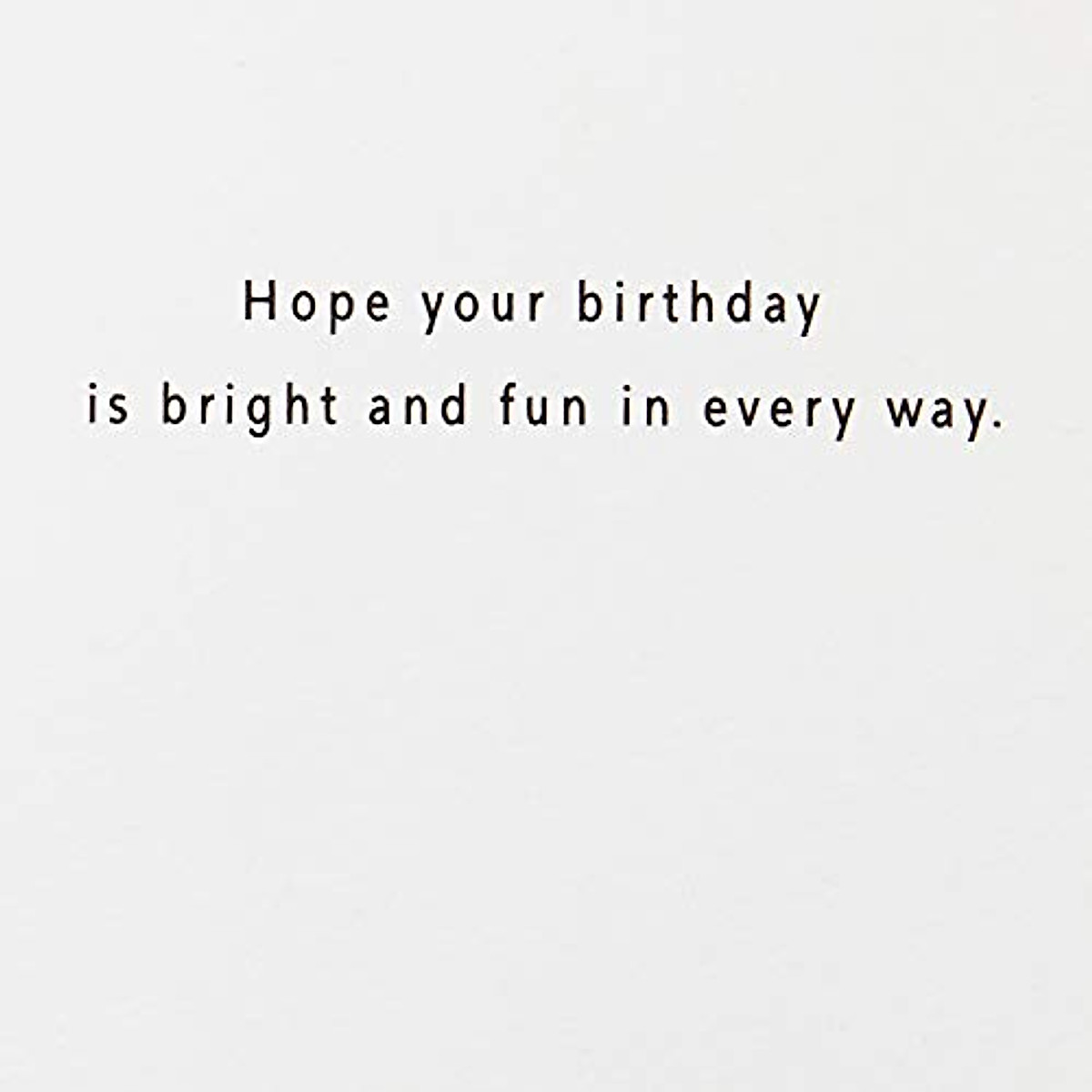 Hallmark Signature Birthday Card (Confetti Balloon Animal)