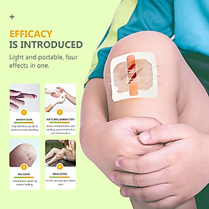 Healeved 2pcs Closure Emergency Closures Band Patch Emergency Device Tool Tool Stickers White PVC