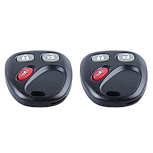 Replacement for 2003-2006 Chevrolet Tahoe Avalanche Silverado Suburban Keyless Entry Car Key That Use 3 Button FCCID: LHJ011-2 Pack