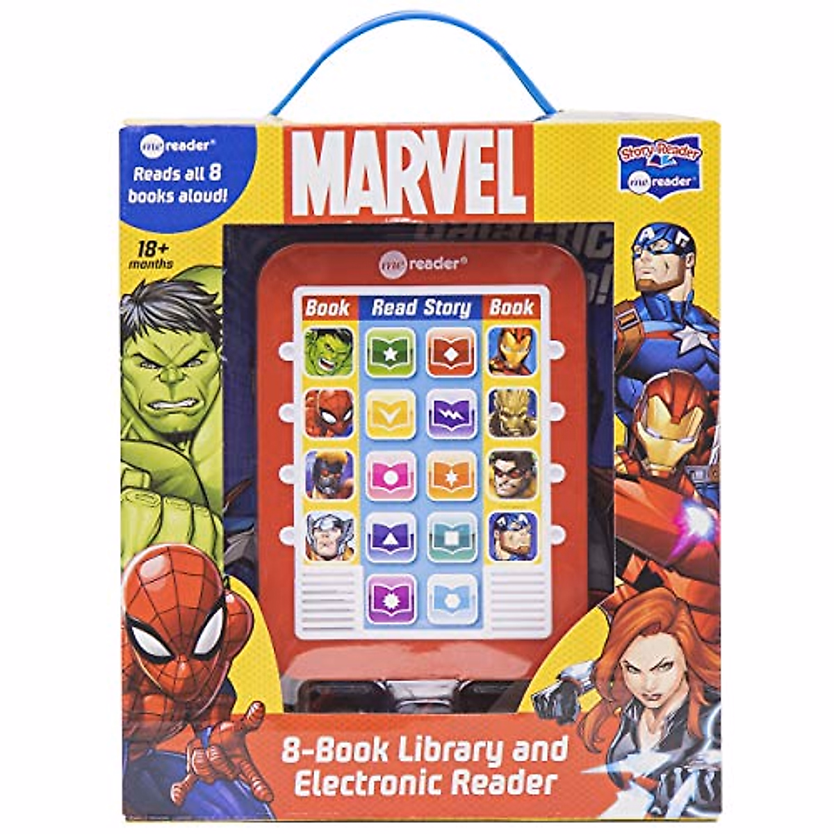 Marvel Super Heroes Spider-man, Avengers, Guardians, and More! - Me Reader Electronic Reader with 8 Book Library - PI Kids