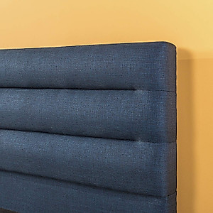 ZINUS Kiernan Upholstered Platform Bed Frame / Mattress Foundation / Wood Slat Support / No Box Spring Needed / Easy Assembly, Full