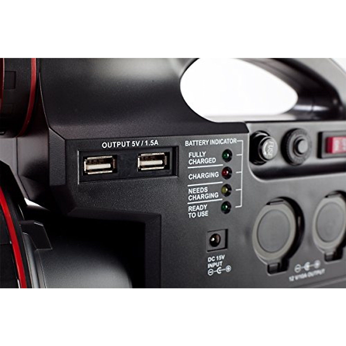 Celestron – PowerTank 12 Telescope Battery – Rechargeable Portable 12V Power Supply for Computerized Telescopes – 84 Wh Power – Built–in 2 USB Ports, Cigarette Lighter Adapter, Built-in Flashlight