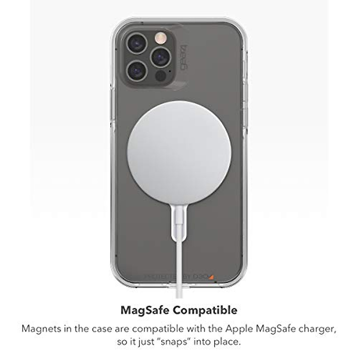 Gear4 ZAGG Crystal Palace Snap Case - Crystal Clear Impact Protection with MagSafe Compatibility for Apple iPhone 12 Mini (702007474)