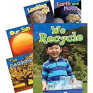 Teacher Created Materials - Science Readers: Earth and Space Science - 5 Book Set - Grade 1 - Guided Reading Level F - K