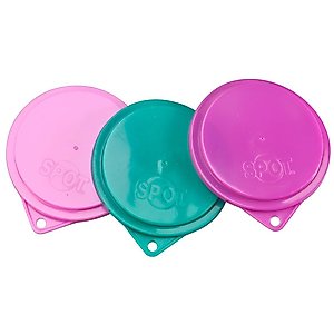 SPOT Ethical 3-1/2-Inch Pet Food Can Covers, 3-Pack