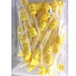 Smiledt 100PCS Dental Intra Oral Impression Tips Yellow