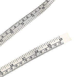 WIN TAPE Workbench Ruler Adhesive Backed Tape Measure 60inch 152cm (Left to Right - Inch/cm)