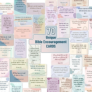 Mr. Pen- Prayer Cards, 70 Unique Bible Verse Cards, Mini Scripture Cards, Prayer Cards for Women and Men, Scripture Cards with Bible Verses, Christian Cards, Scripture Prayer Cards